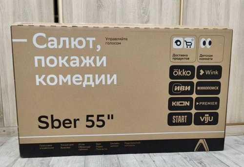 Телевизор Sber 55 новый
