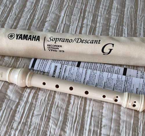 Блок флейта yamaha soprano YRS-23 немецкая система