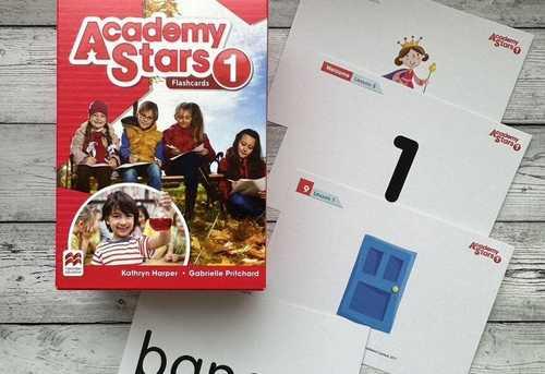 Academy stars 1 flash cards (флэш карточки) новые