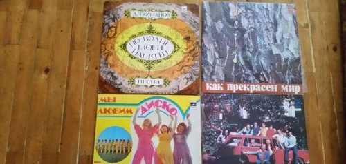 Винтаж виниловые пластинки LP гигант поштучно 70-х