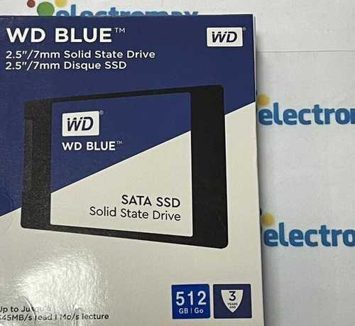 SSD 512gb WD Blue SATA 2.5''