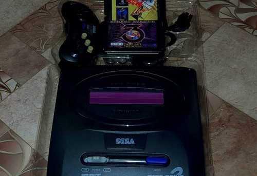 Sega Mega Drive 2+два картриджа