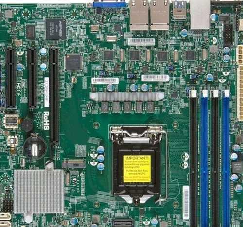 Supermicro MBD-X11SSH-LN4F-B LGA1151 PCI-E svga 4xgblan SATA raid microatx 4DDR4 12 (205929)