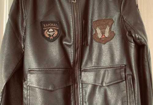 Кожаная куртка мужская пилот размер 50