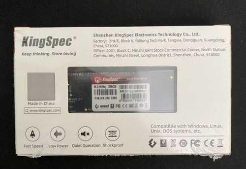 SSD M2 kingspec NX-256 256гб