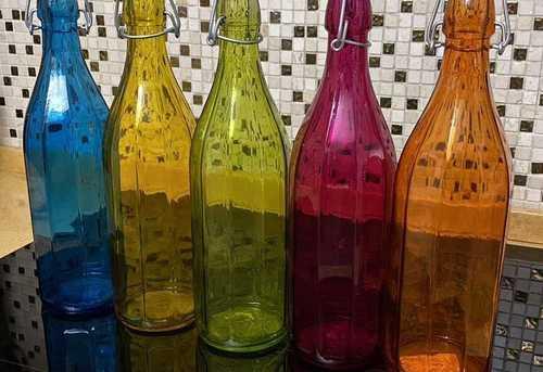 Стеклянные бутылки с пробкой Bormioli Rocco