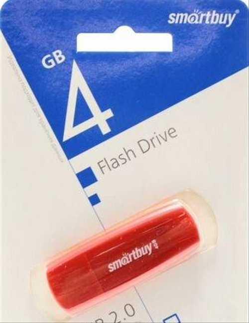 USB флешка 4GB Smartbuy Scout Red