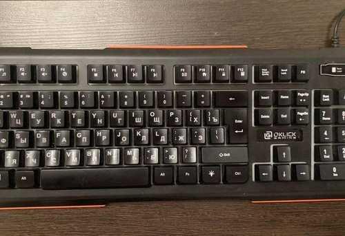 Клавиатура oklick 710G black death