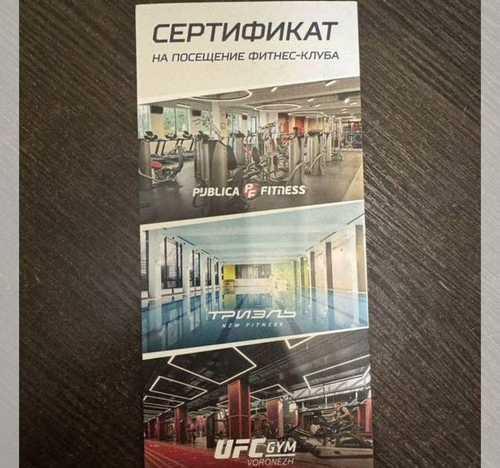 Разовое посещение на выбор (UFC, Publica,Триэль)