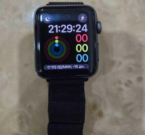 Часы apple watch 3 42mm nike