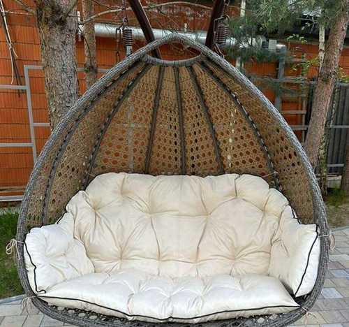 Подвесное Кресло Кокон Двойной Мебель из ротанга
