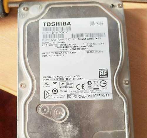 Toshiba жесткий диск