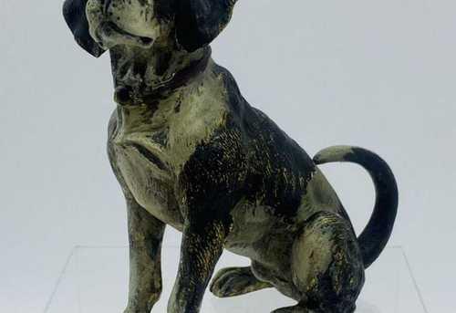 Статуэтка Собака сидит Венская бронза
