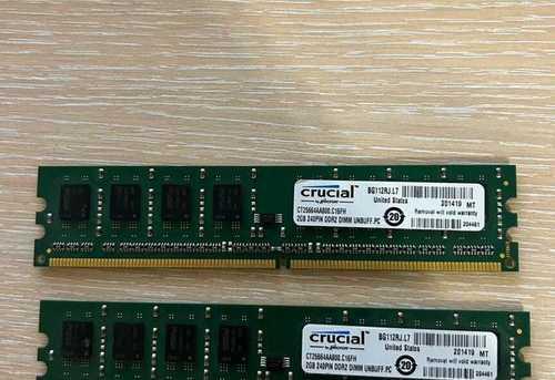 Оперативная память DDR2 2-4gb