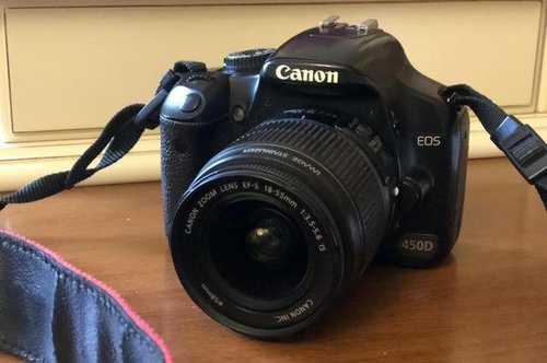 Фотоаппарат Canon EOS 450D+ вспышка 270ex+ объекти