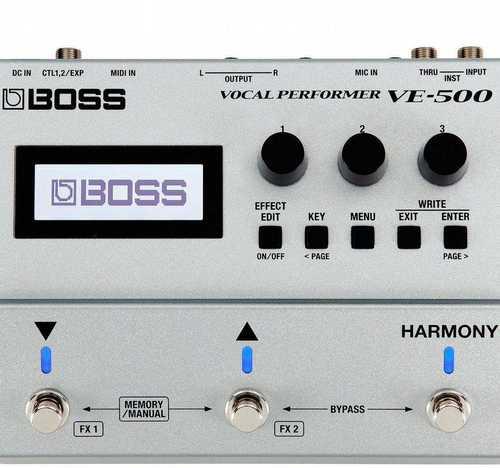 Boss ve-500 вокальный процессор