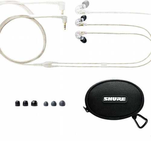 Наушники-мониторы Shure SE215 Clear. Новые из США