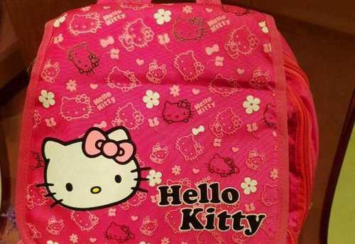 Hello kitty, рюкзак розовый, б/у
