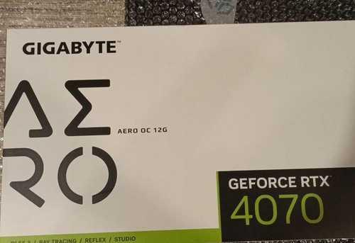 Видеокарта Gigabyte nvidiageforce RTX 4070 aero OC