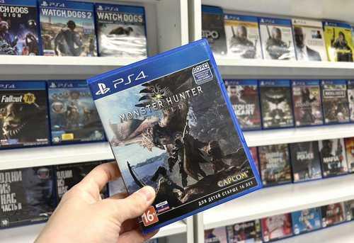 Игра диск ps4 ps5 monster hunter world