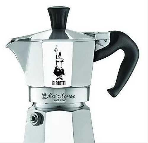 Новая Кофеварка Bialetti Moka Express 1168 (100 мл