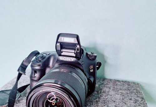 Зеркальный фотоаппарат sony slt - a58