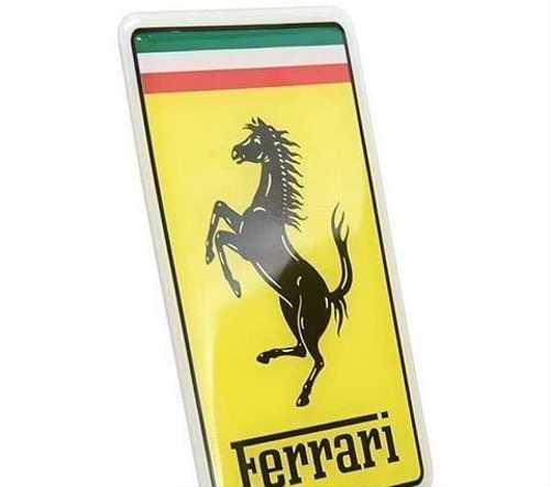 Алюминиевая эмблема Ferrari