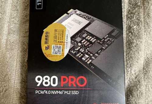 SSD Samsung 980 pro 1tb, m2, Новое