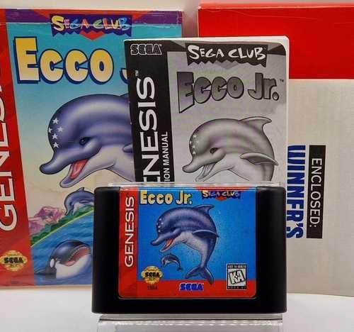 Ecco Jr. sega Genesis ntsc-U