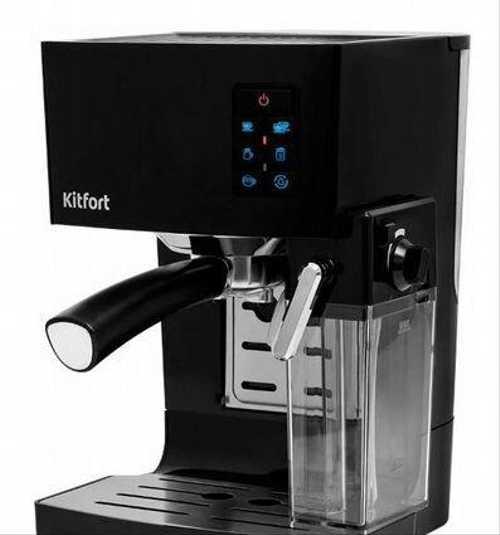 Новая кофеварка рожковая Kitfort