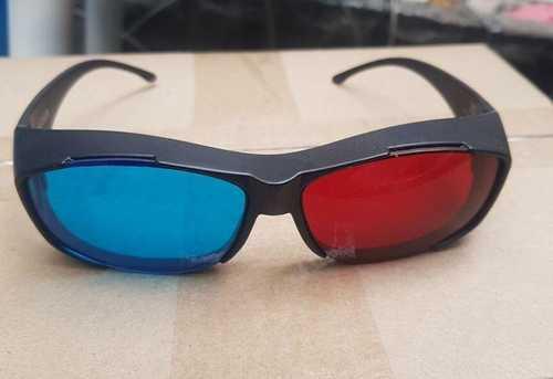 Очки 3D discover анаглифные пласт. красно-синие
