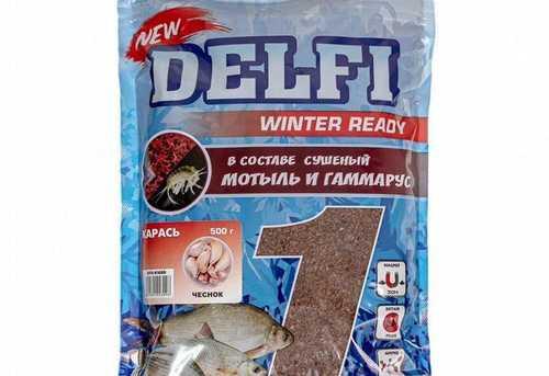 Прикормка зимняя увлажненная delfi ICE Ready (кар