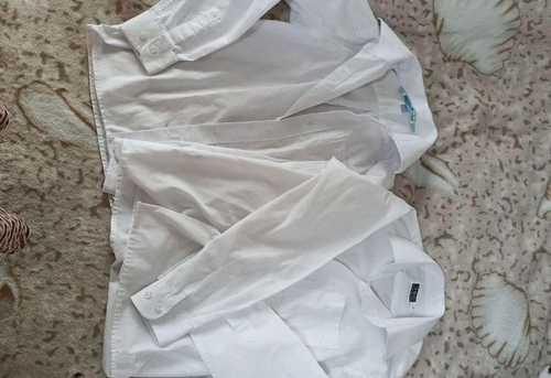 Белая рубашка для мальчика 128 134