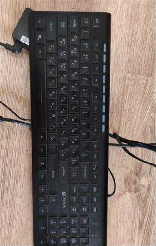 Клавиатура oklick 490ml black