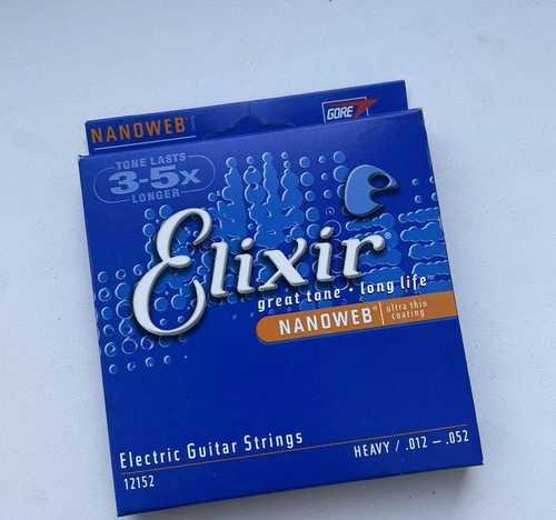 Струны Elixir Nanoweb 12-52