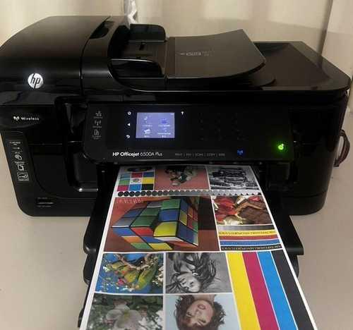 Цветной принтер мфу с снпч HP Officejet 6500Plus