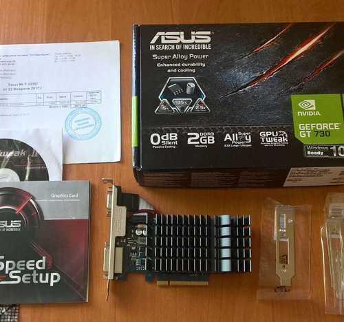 Видеокарта asus Nvidia Geforce GT 730 2GB DDR3