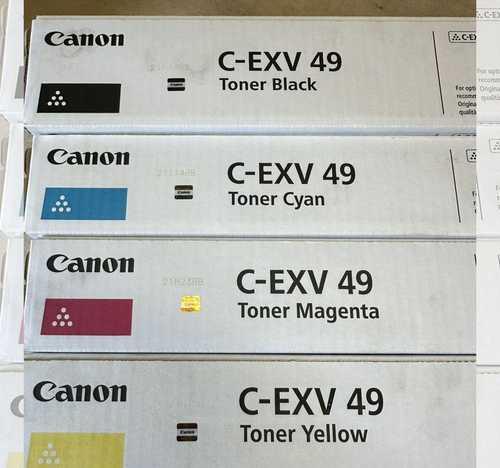 Canon C-EXV49 комплект (C,M,Y,K) 4шт