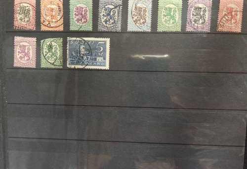 Почтовые марки финляндия