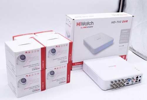 Домашние видеокамеры HiWatch 5MP с микрофоном