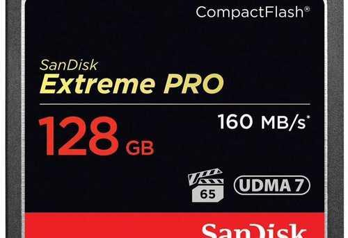 Карта памяти SanDisk CompactFlash 128GB Extreme Pr