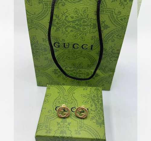 Золотые Серьги Gucci