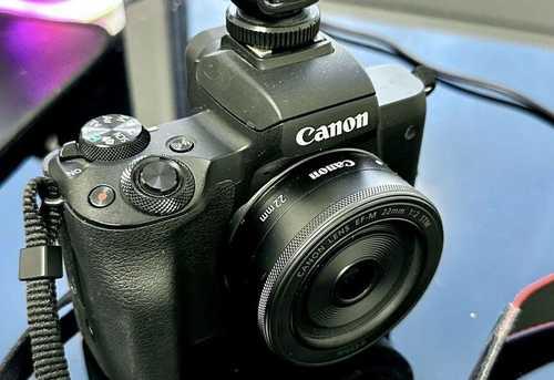 Canon EOS M50 + объектив 22 mm (шайба)