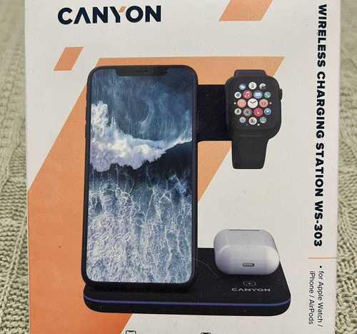 Беспроводное зарядное устройство canyon