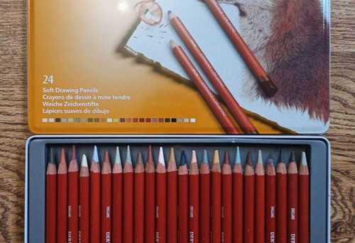 Цветные карандаши derwent drawing 24