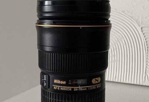 Объектив Nikon 24 70 2.8