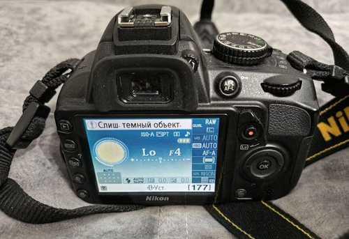Фотоаппарат зеркальный Nikon d3100