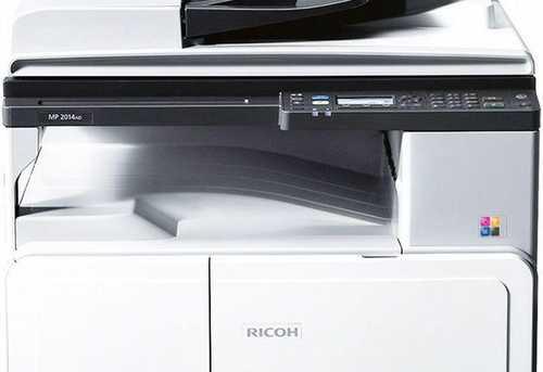 Мфу лазерный Ricoh MP 2014AD черно-белая печать, A