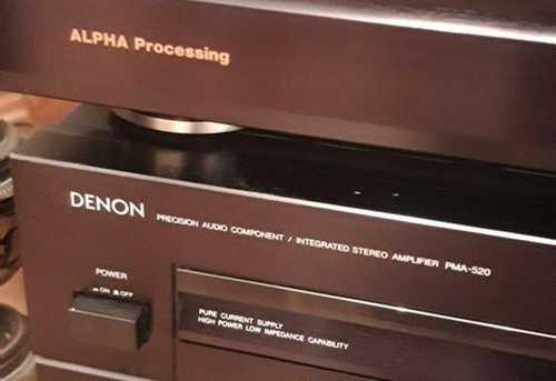 Denon PMA-520 +CD player denon DCD-1015
