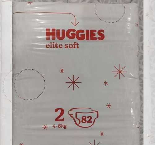 Подгузники huggies elite soft 2